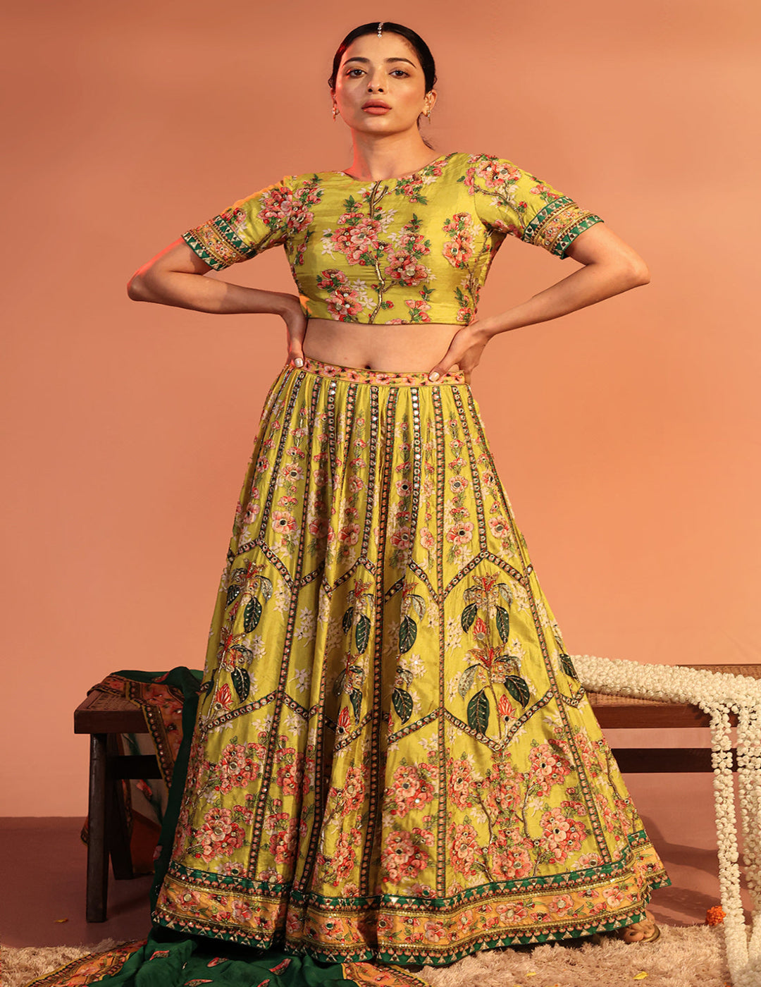 Tamaya Embroidered Lehenga Set - Indian Wear Singapore Online – Studio ...